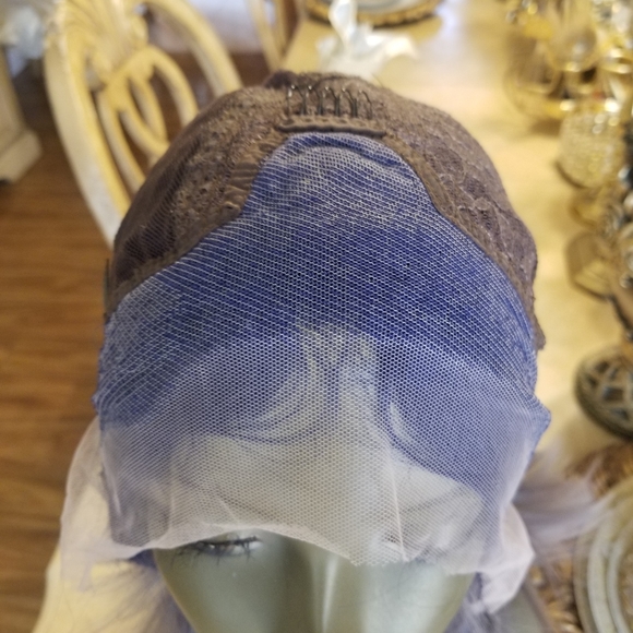 Accessories | Blue Gray Lace Front Wig | Poshmark
